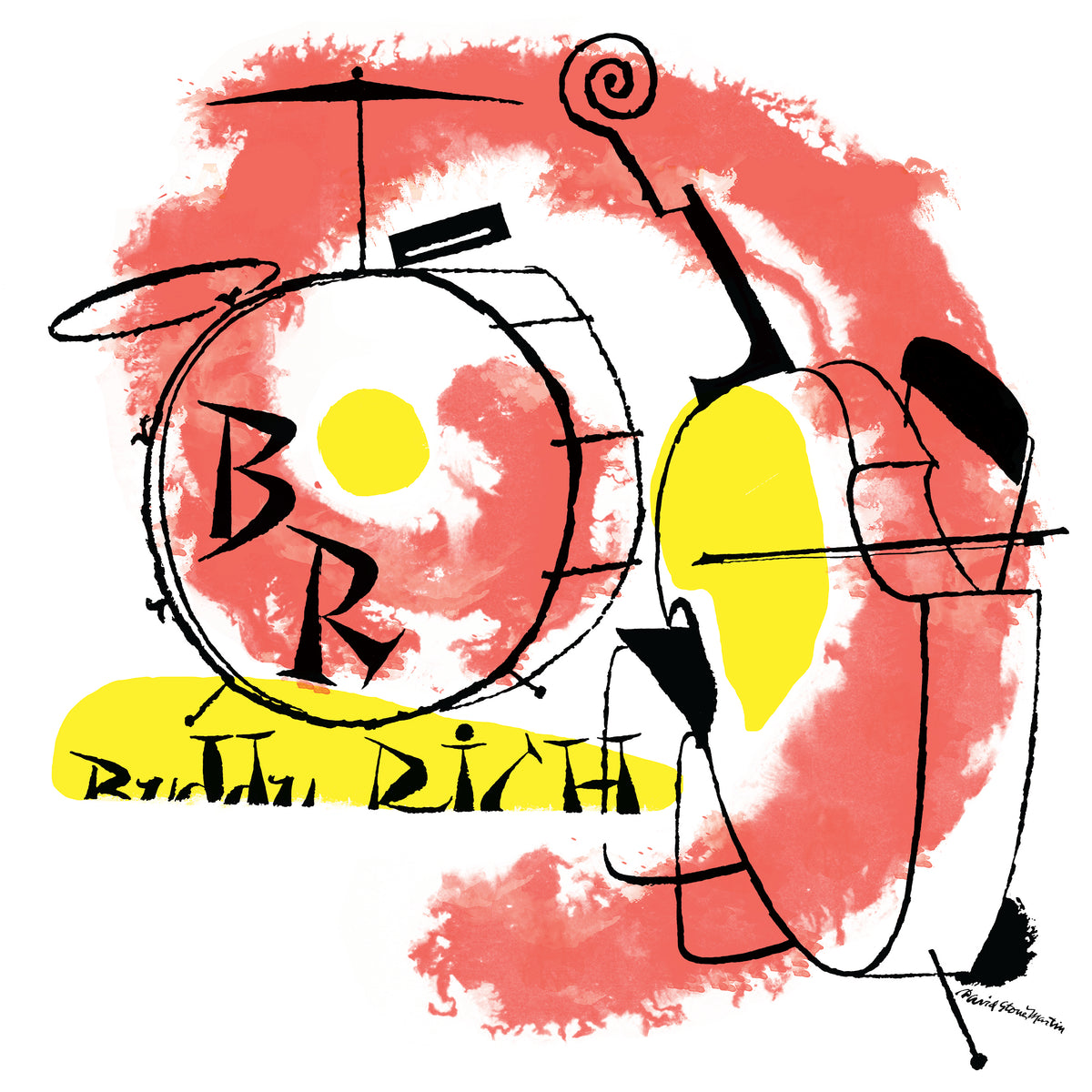 Buddy Rich, "Sing and Swing with Buddy Rich" Fine Art Print by David S ...